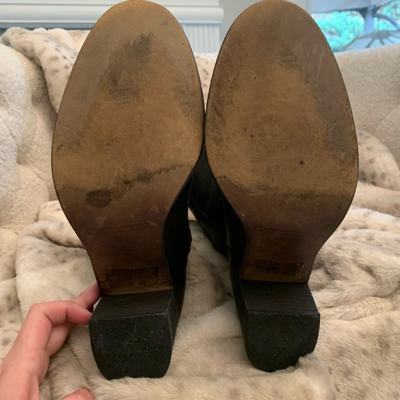 Diesel | Shoes | Black Diesel Boots With Heel | Poshmark